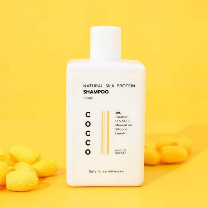แชมพูโปรตีนรังไหม (Natural Silk Protein Shampoo)